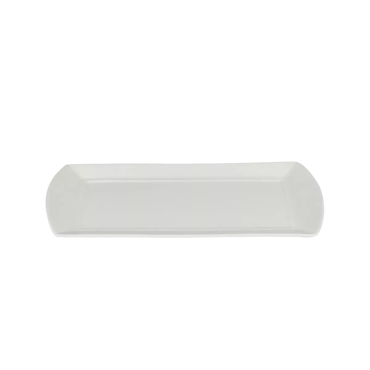 12"x5" Rect China White Platter - PEAK Event Services