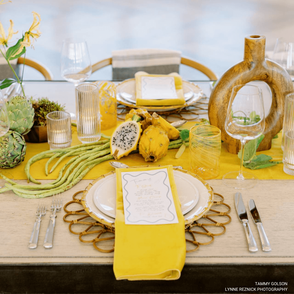 8' x 42" White Wash Industrial Farm Table - PEAK Event Services