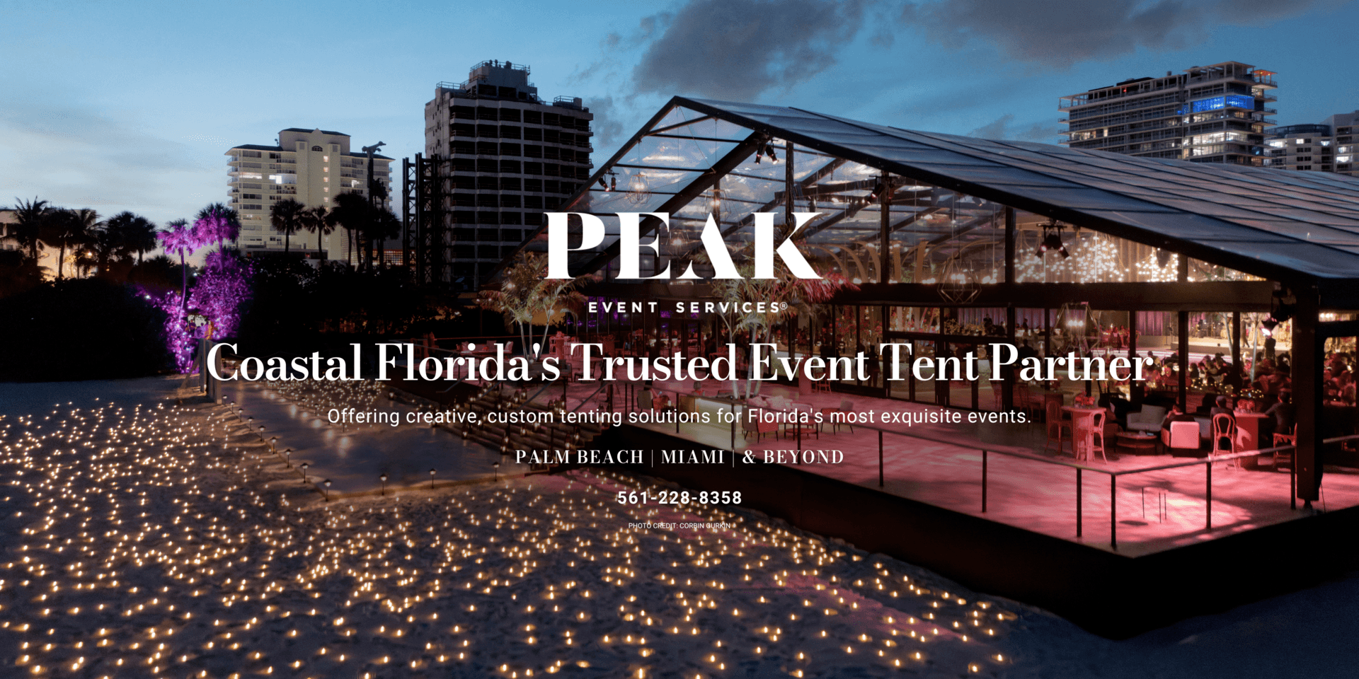 Palm Beach Event Tents - PEAK Event Services