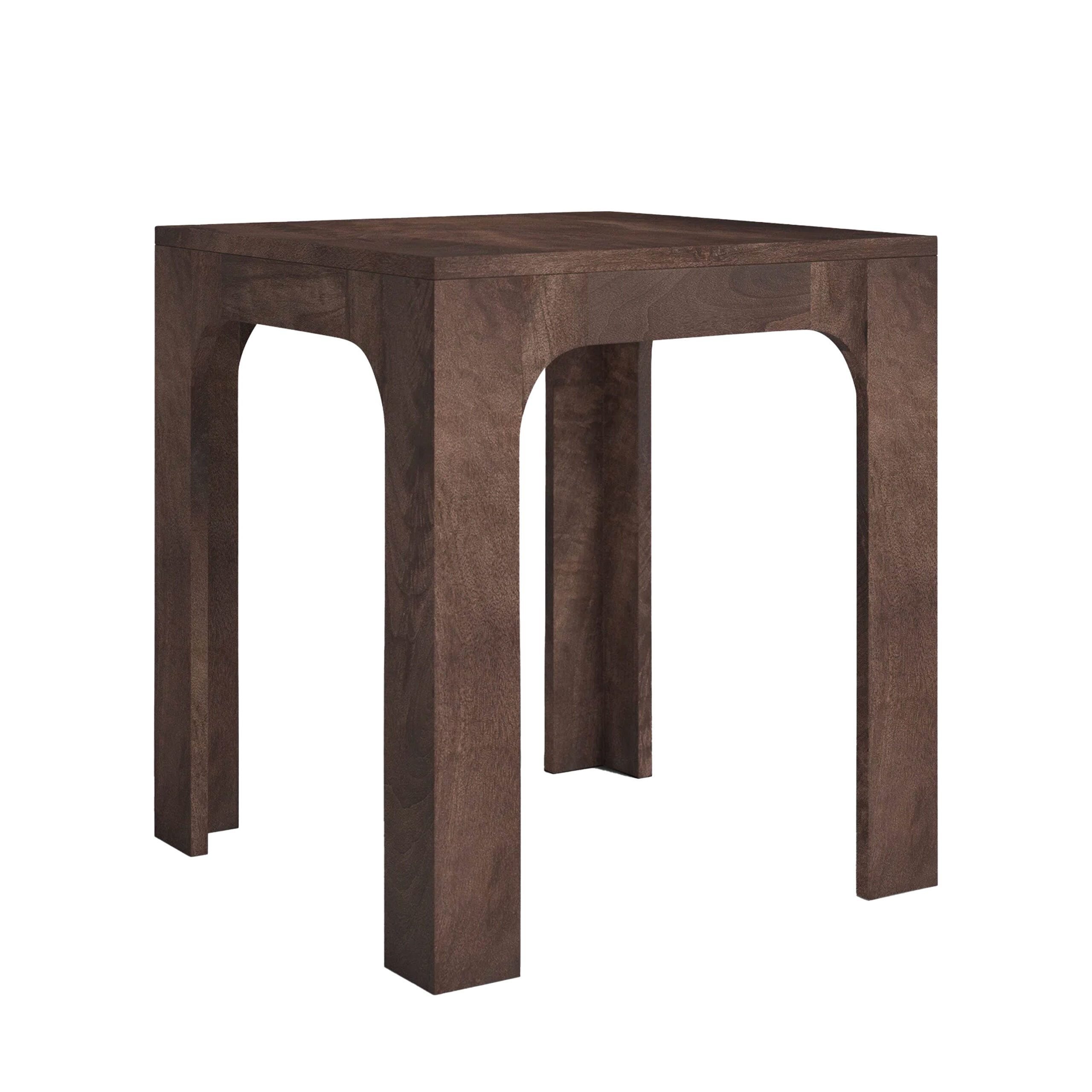 Rowan Walnut Side Table - PEAK Event Services