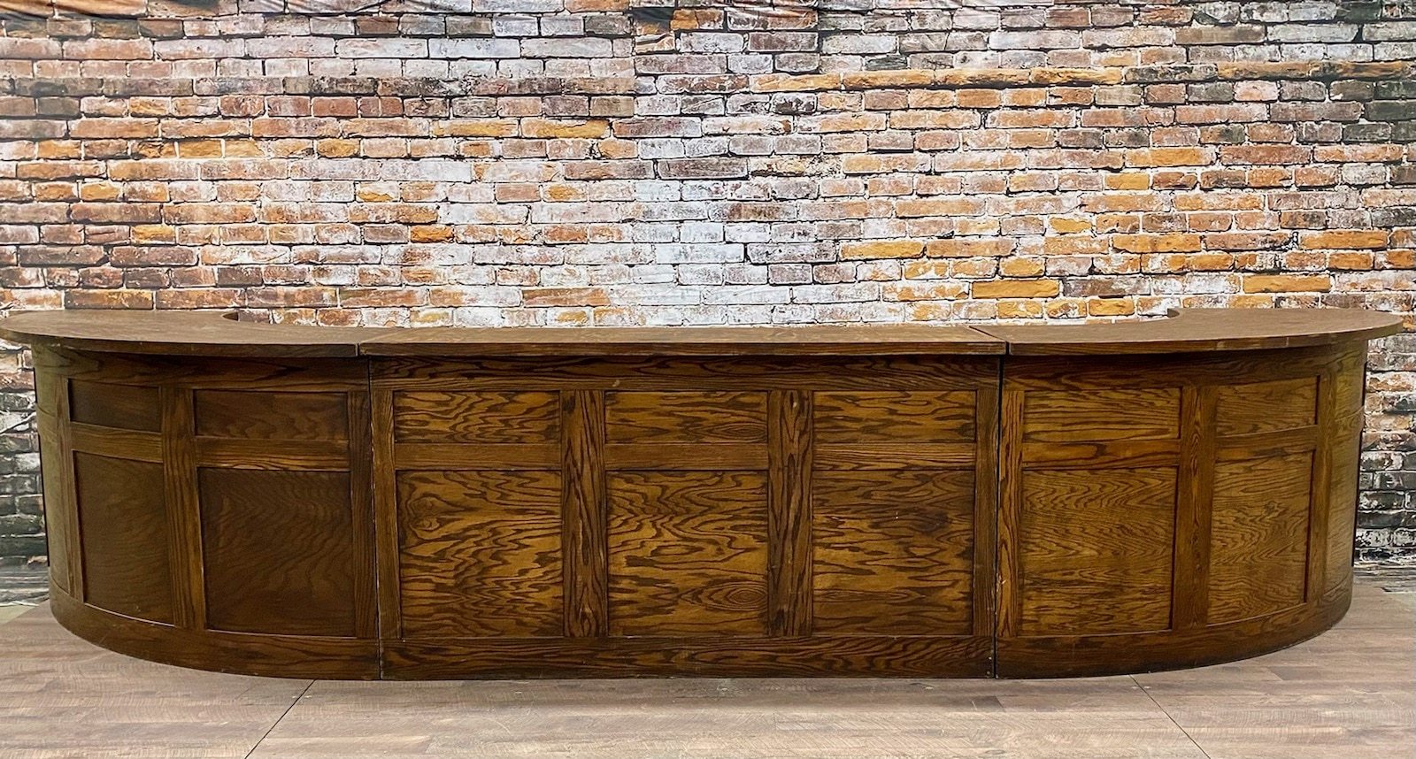 Straight 6' Oak Bar - PEAK Event Services