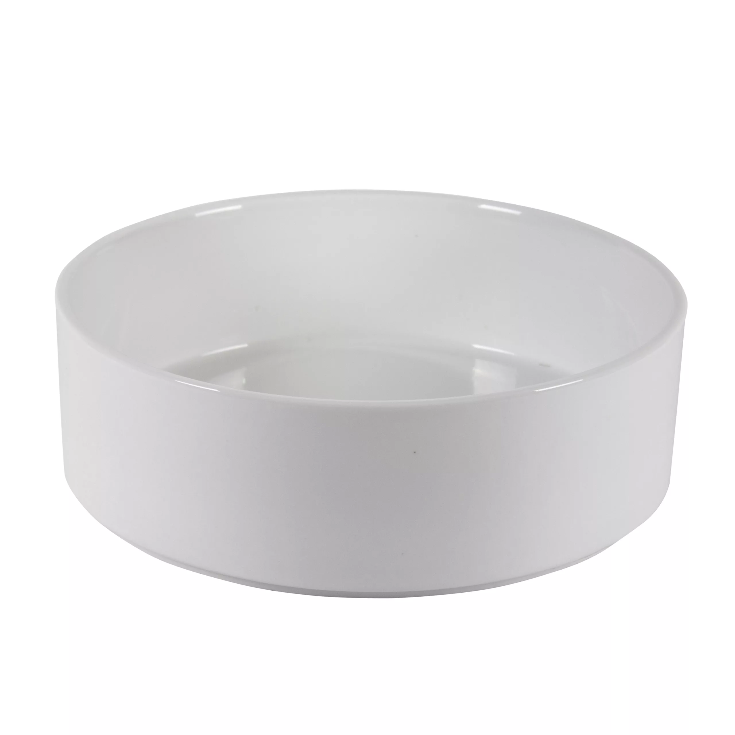 148OZ 12"x4" White Deep Cylinder Bowl - PEAK Event Services