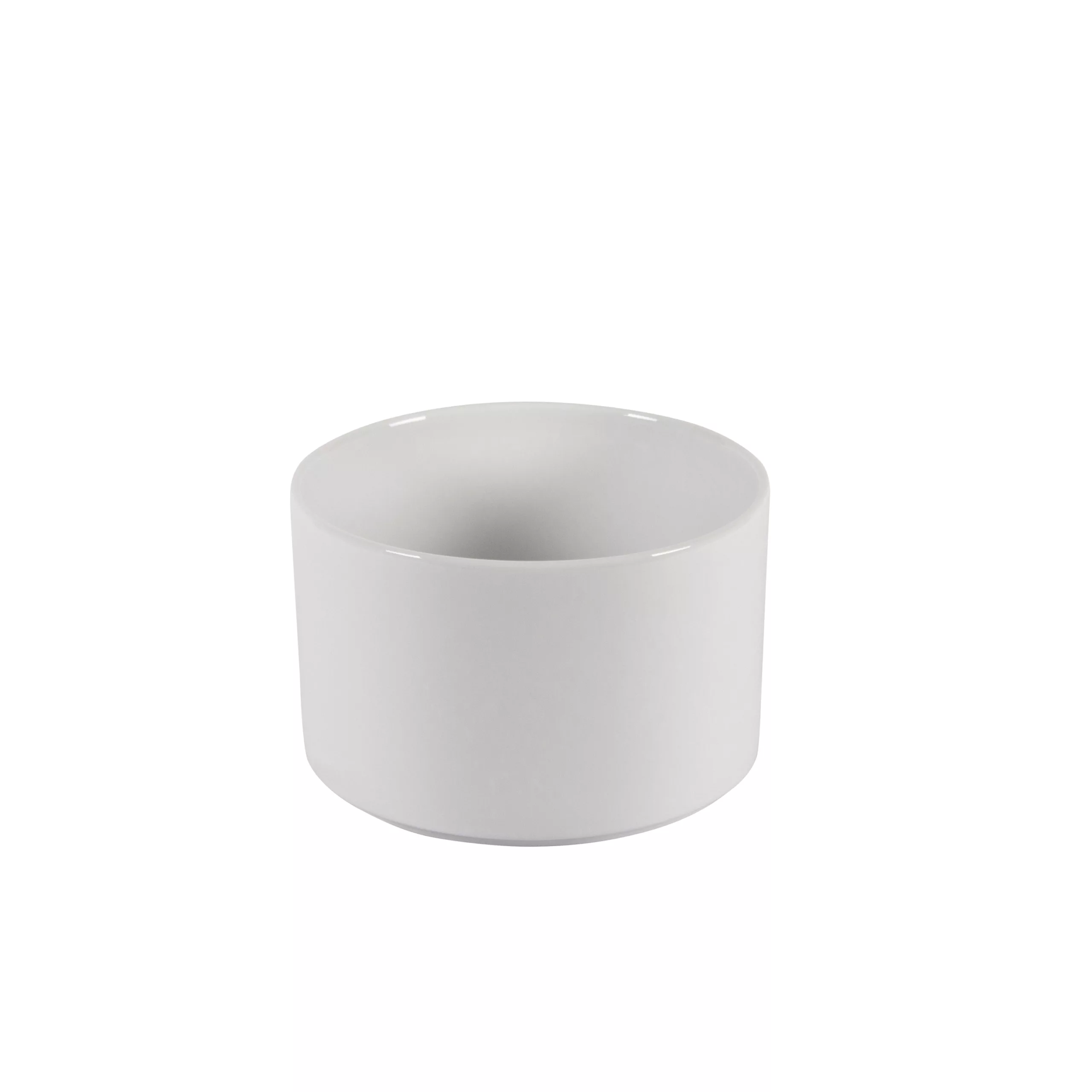 32OZ 6"x4" White Deep Cylinder Bowl - PEAK Event Services
