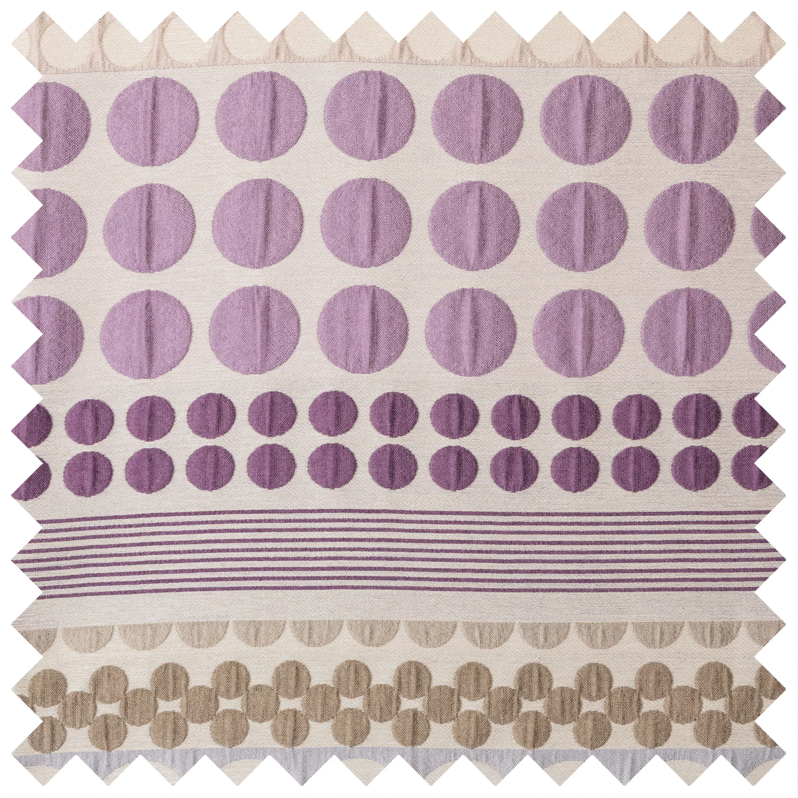 Modern Circle Stripe Lavender - PEAK Event Services